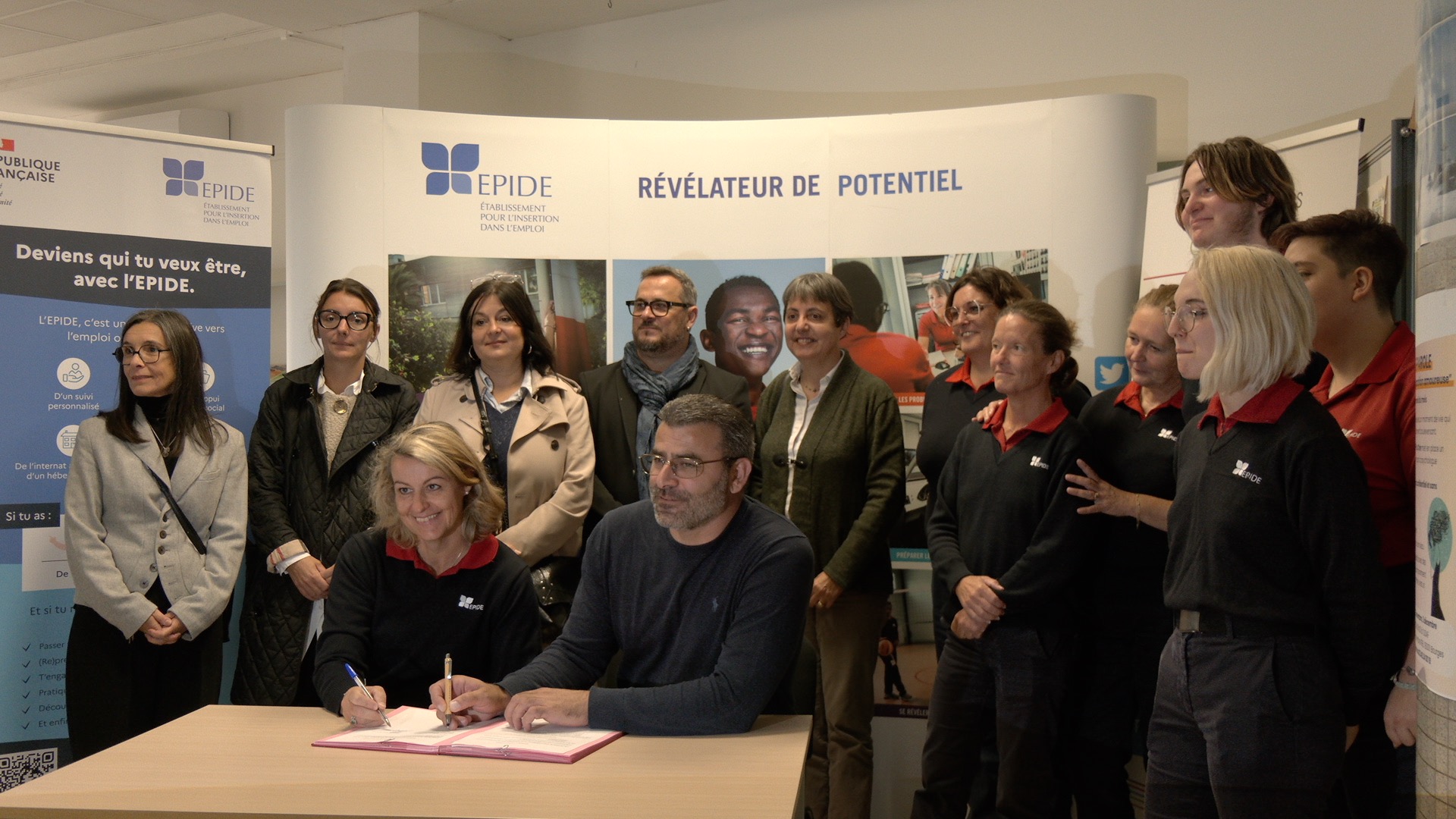 Le Centre EPIDE de Bourges-Osmoy signe une convention régionale avec l ...